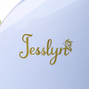 Custom Butterfly Backdrop Letters - Baby Shower Name - Butterfly Theme ...