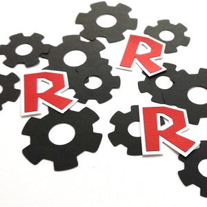 ROBLOX Inspired Confetti - Gear, Gears and R, Roblox Happy Birthday ...