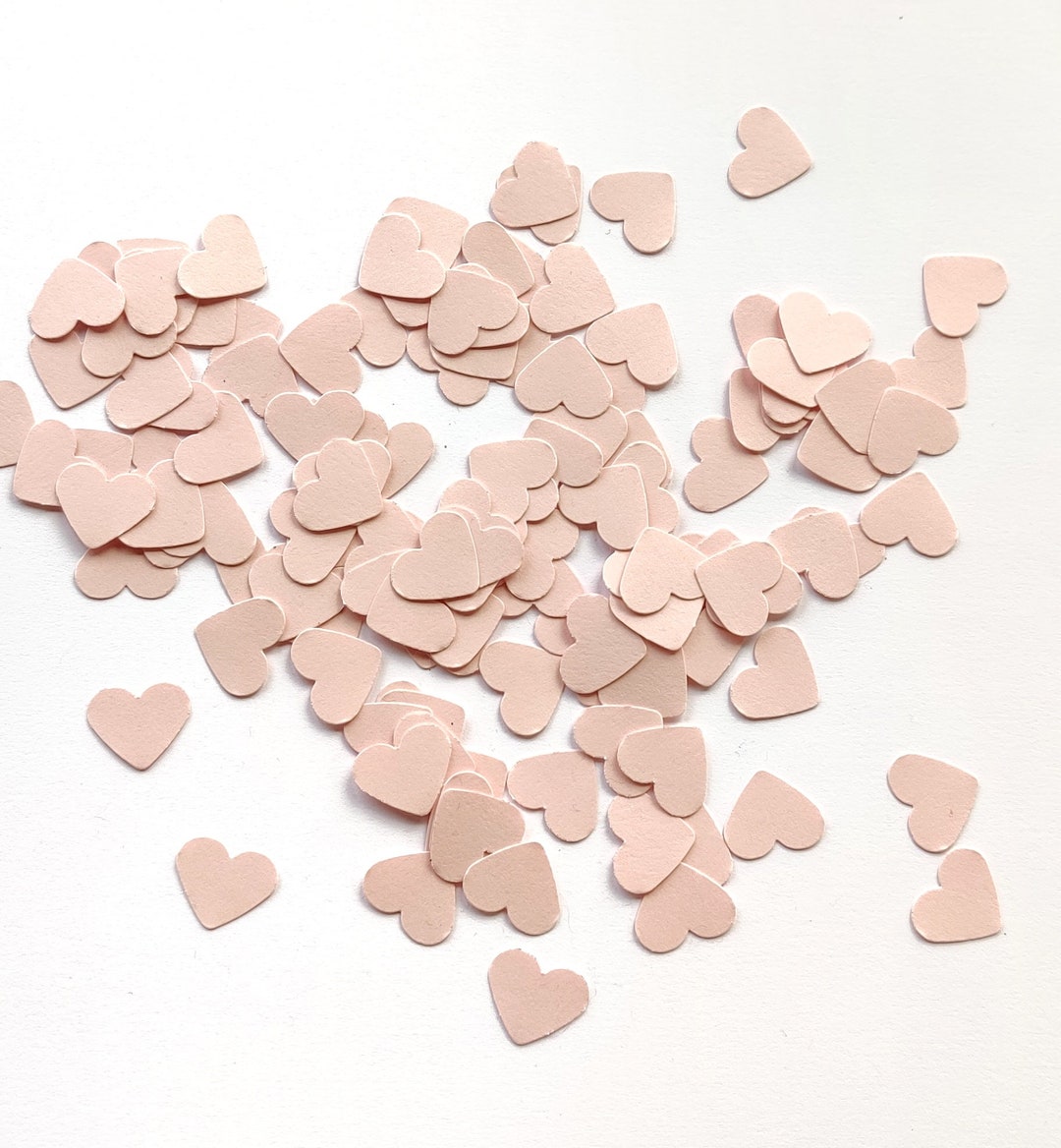 Blush Pink Heart Confetti 5/8" (250 Pieces) - Wedding Decor, Birthday ...