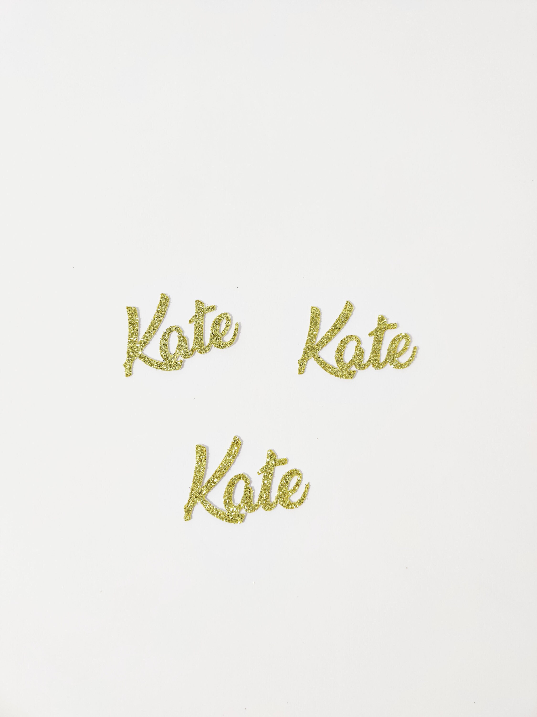 The Name Kate In Glitter