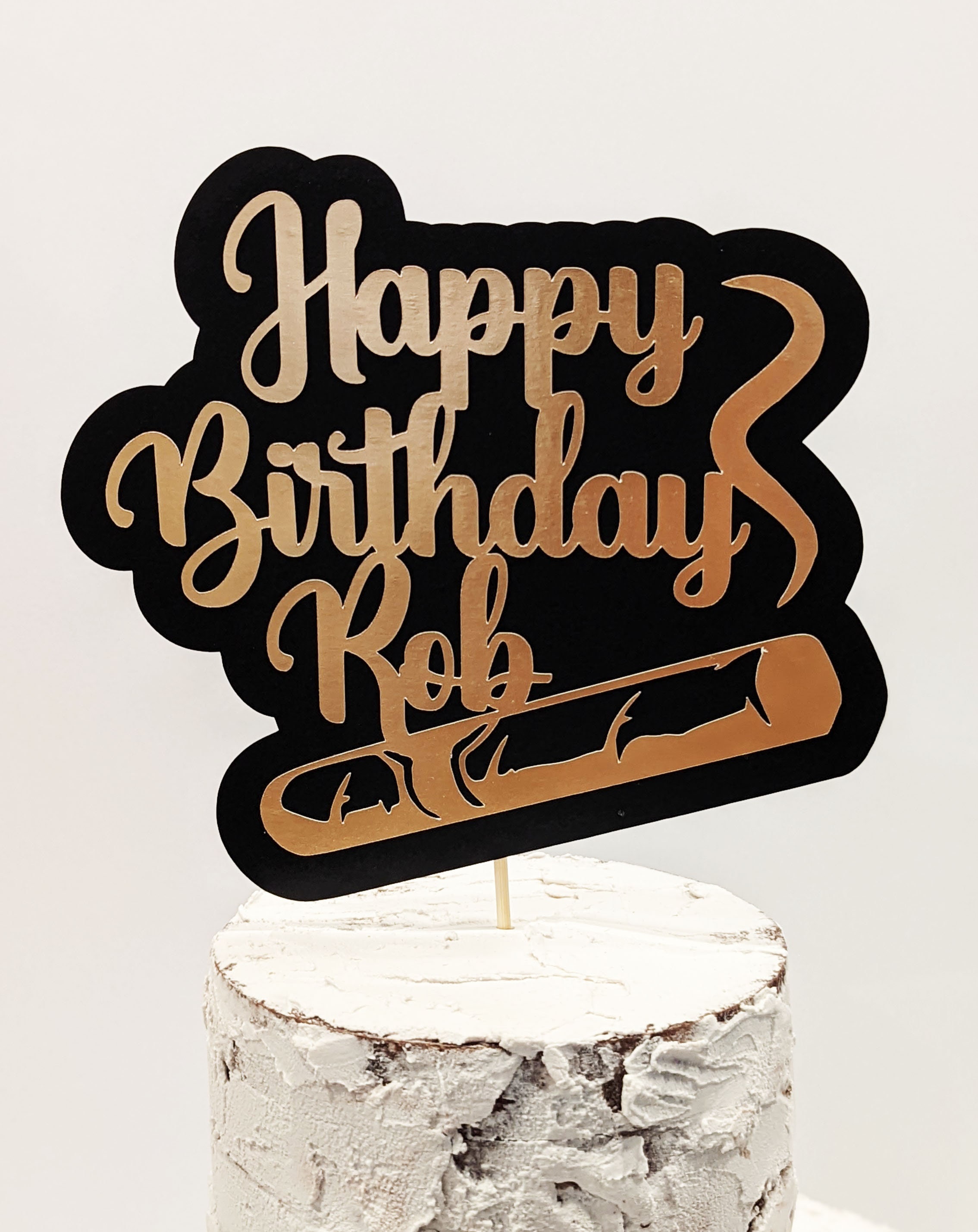 Cigar Cake Topper Personalized Cigar Birthday Cake Topper - Etsy