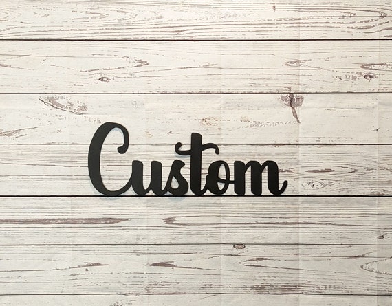 Custom Backdrop Letters Name Die Cut Word Display - Etsy
