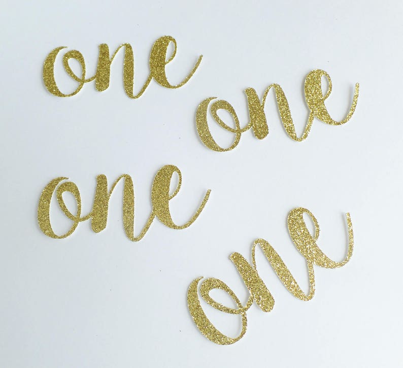 Number One Birthday Confetti Custom age number confetti | Etsy