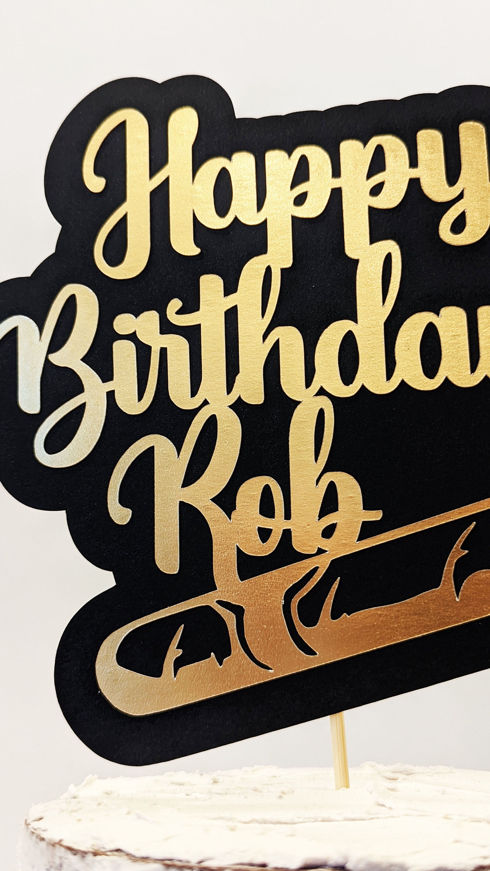 Cigar Cake Topper Personalized Cigar Birthday Cake Topper - Etsy