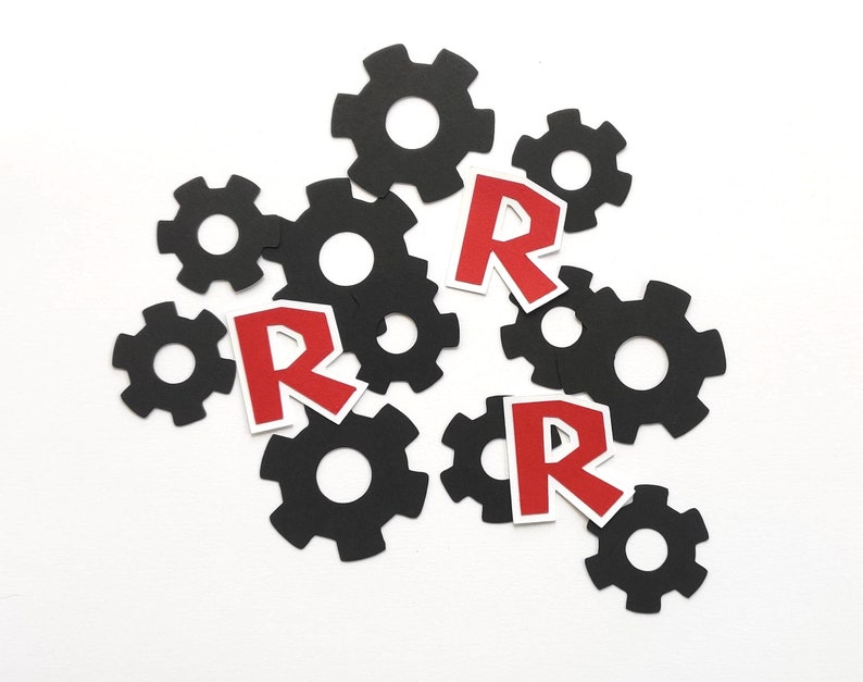 ROBLOX Inspired Confetti - Gear, Gears and R, Roblox Happy Birthday ...