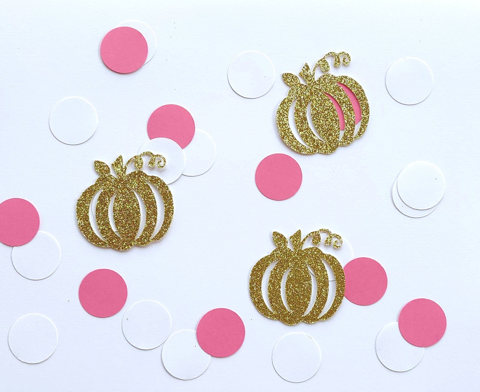 Little Pumpkin Confetti. Fall Confetti. Glitter Pumpkin. First Birthday ...