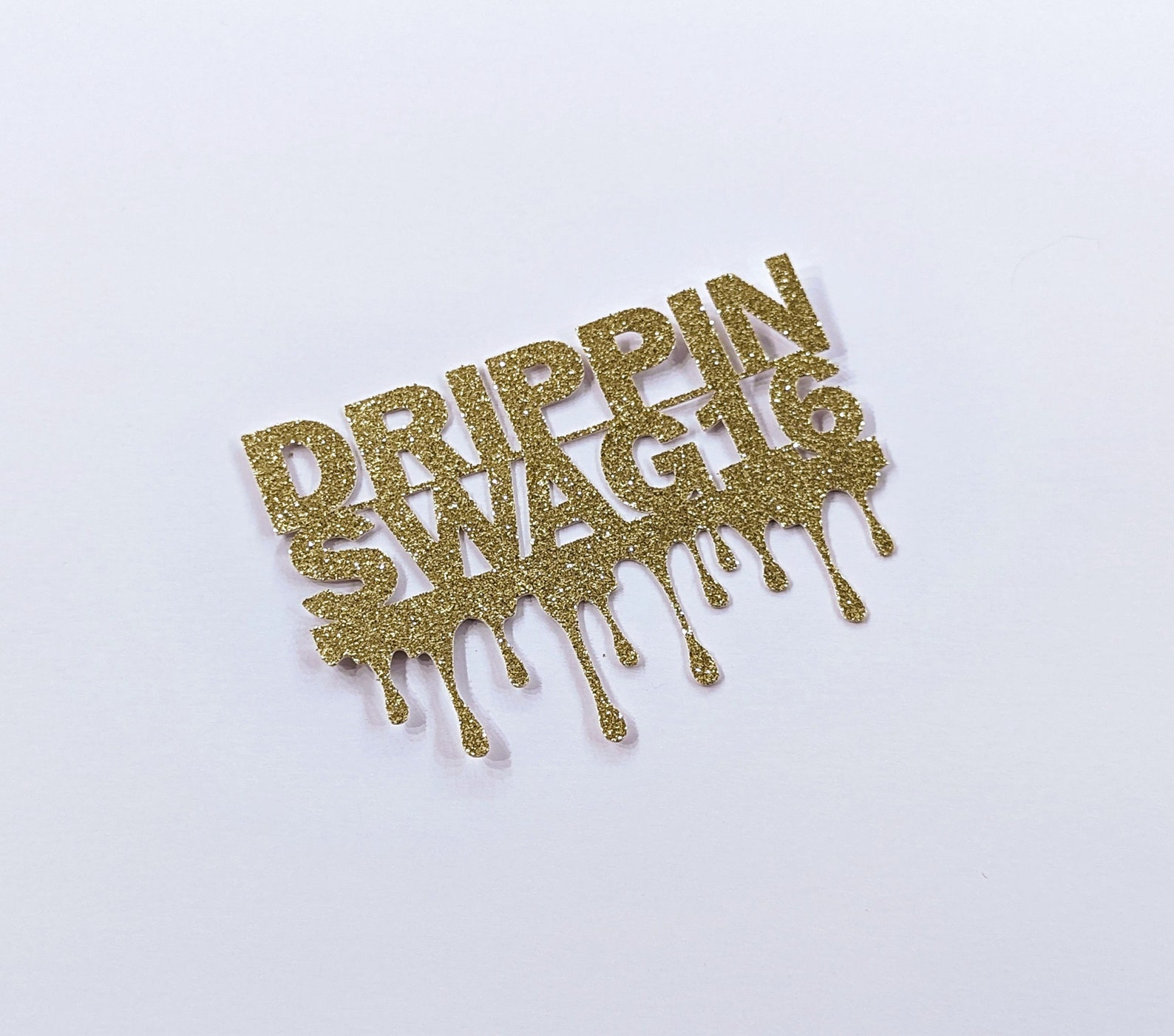 Drippin Swag 16 Confetti, Drippin in Swag Birthday Party Confetti ...
