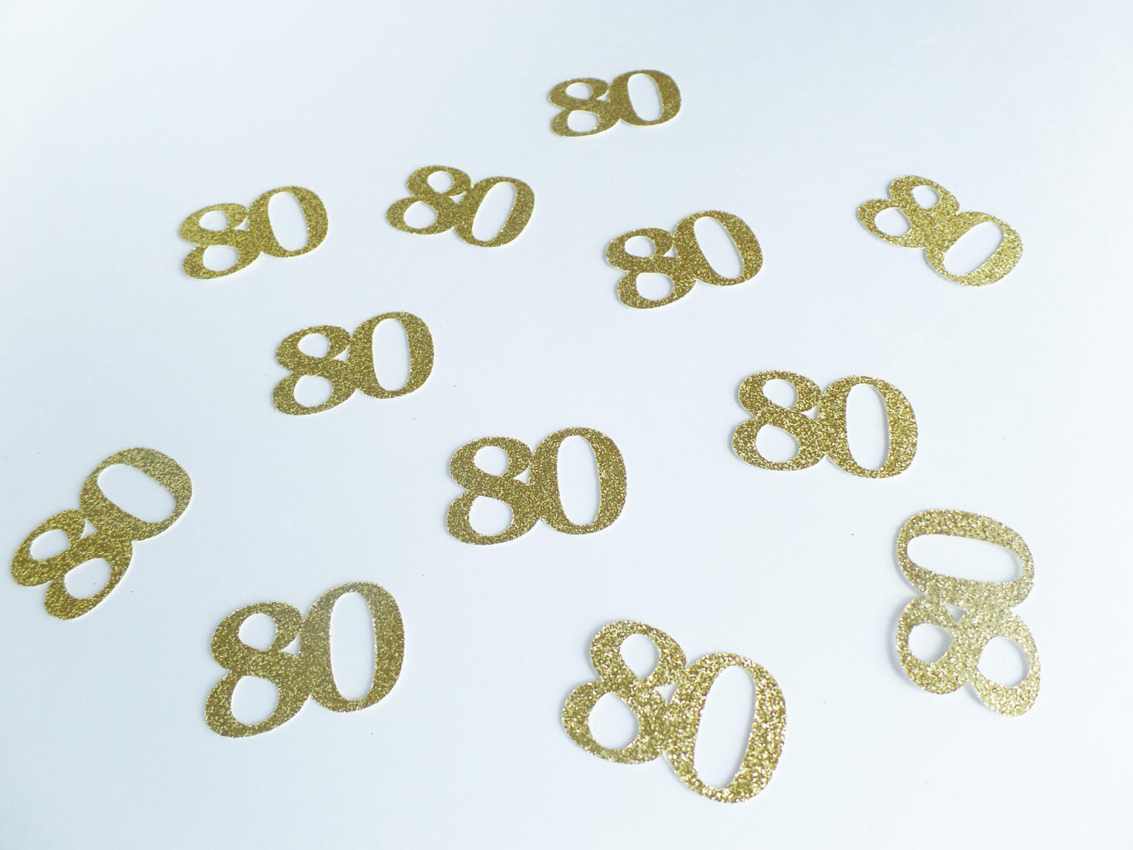 80th Birthday Confetti 1 Eighty Birthday 80 Confetti - Etsy