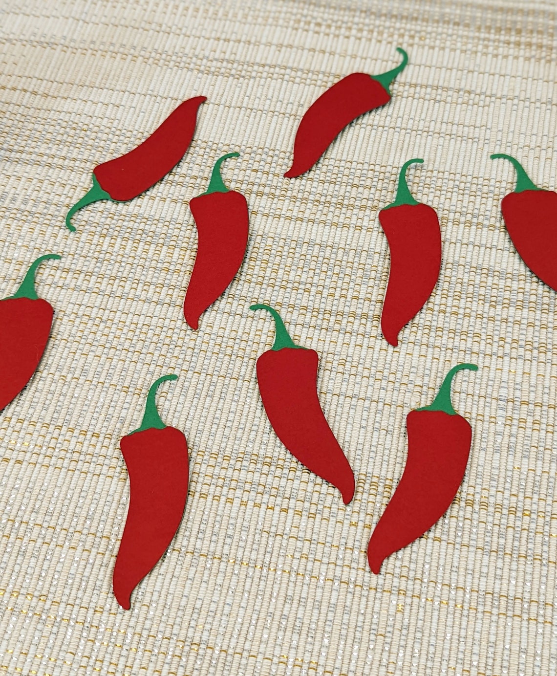 Chilli Pepper Table Scatter Spicy Pepper Confetti - Etsy