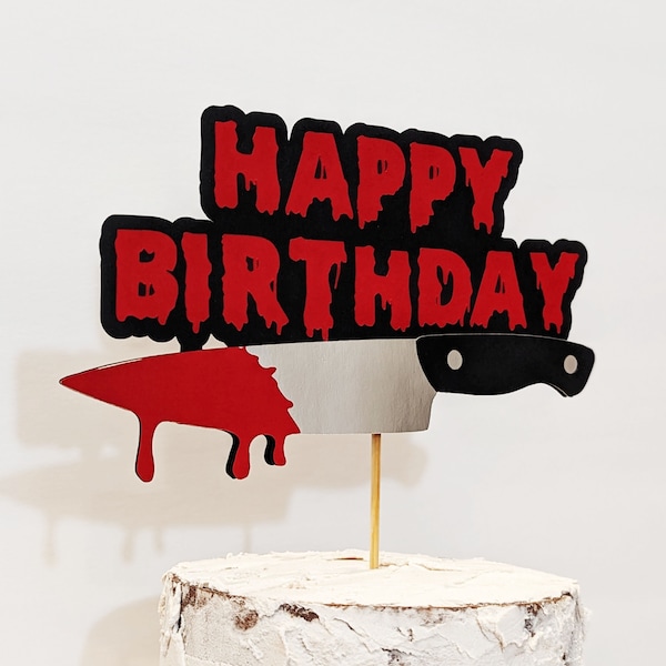 Horror Cake Topper - Etsy