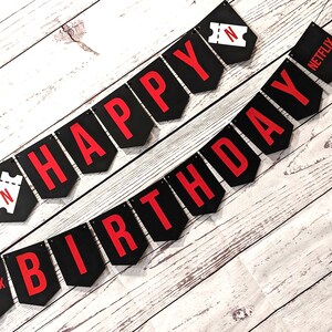 Netflix Inspired Birthday Banner - Movie Night Birthday Banner - Movie ...