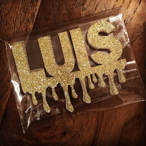 Drip Name Confetti, Drippin in Swag Birthday Party Confetti, LARGE (10 ...