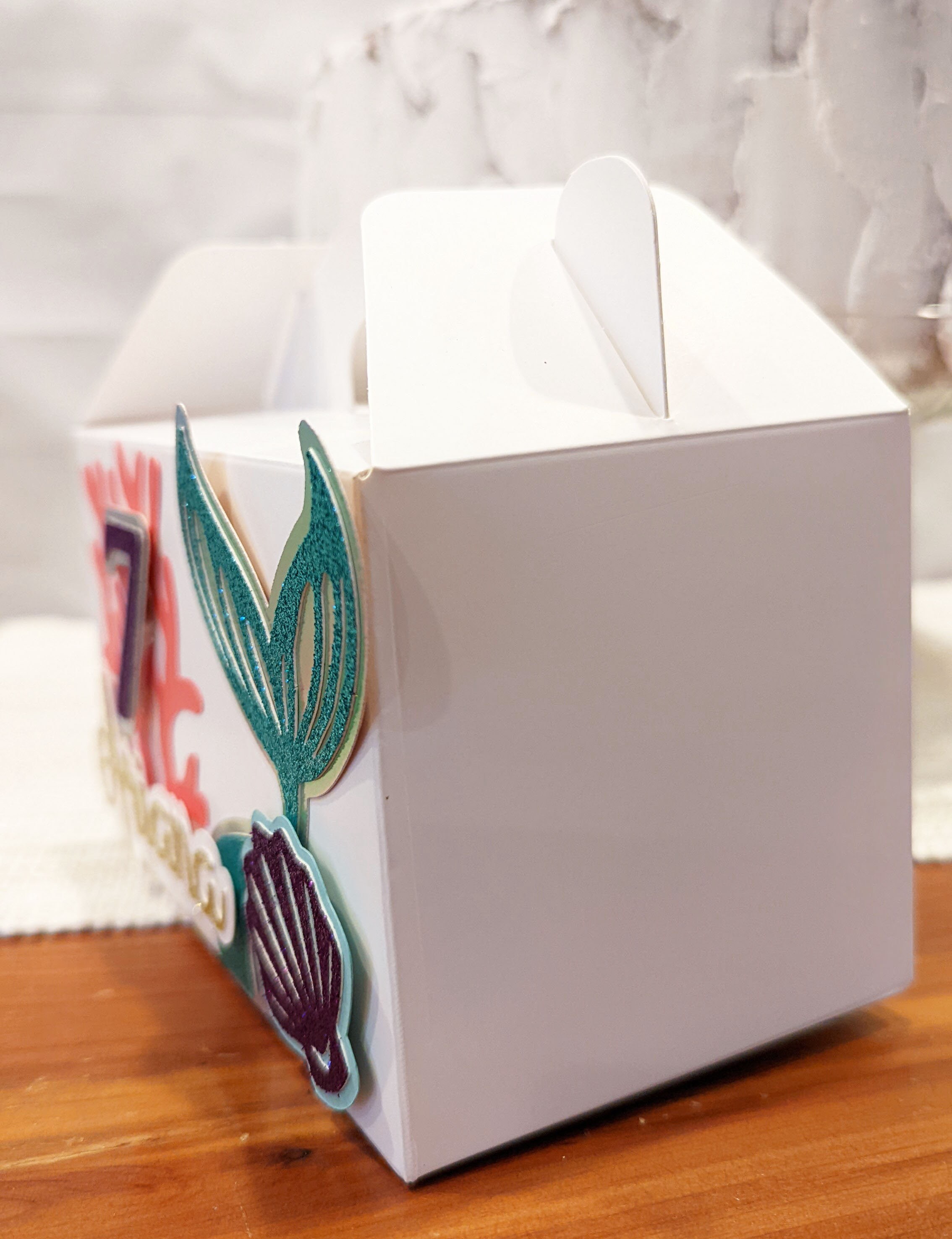 Mermaid Favor Box Under the Sea Gable Box Personalized - Etsy