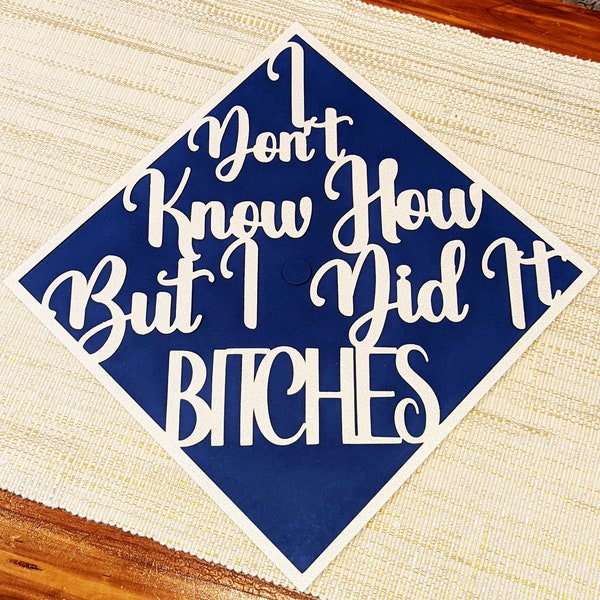 Funny Graduation Cap Topper - Etsy