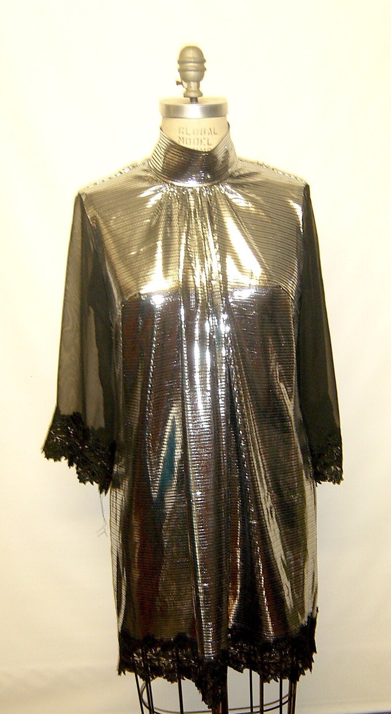 Silver Color Shiny Party Dress - Etsy