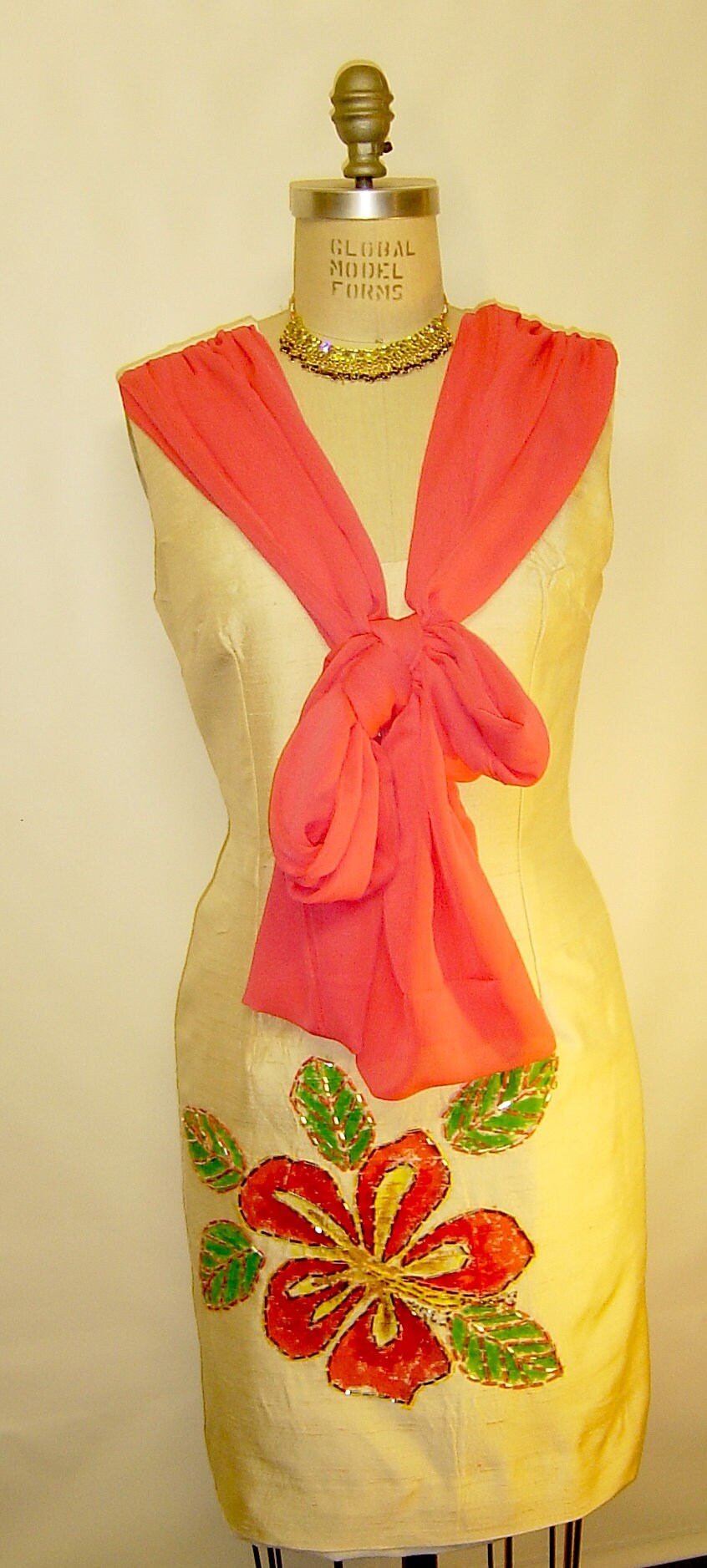 Silk/cotton Hand-made Hand-painted One of a Kind Dress - Etsy