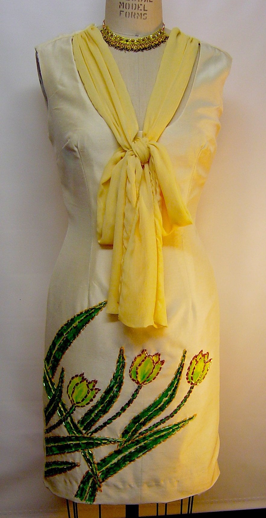 Hand-embellished Fashion Designer One of a Kind Hand-painted Dress - Etsy