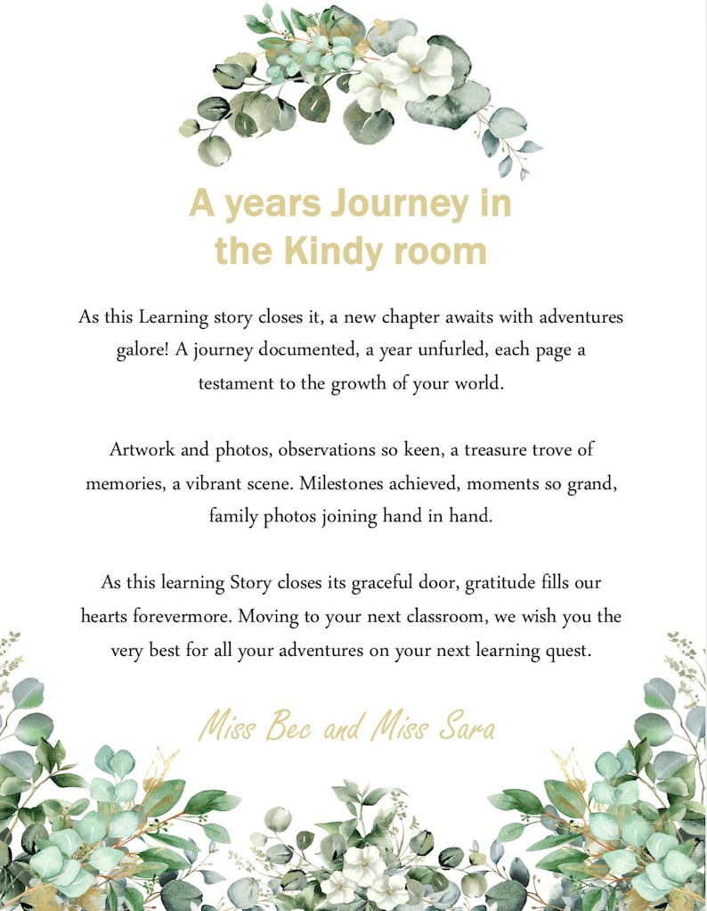 Editable Early Years Classroom Portfolio Kits - My Learning Story, My ...