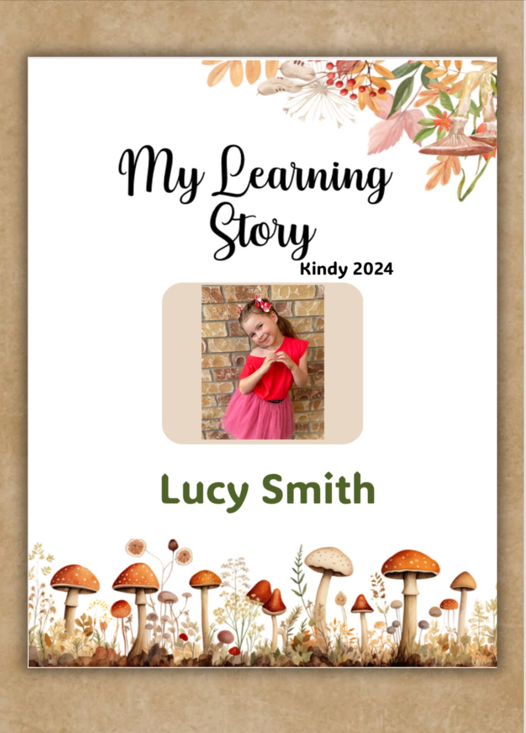 Editable Early Years Classroom Portfolio Kits - My Learning Story, My ...