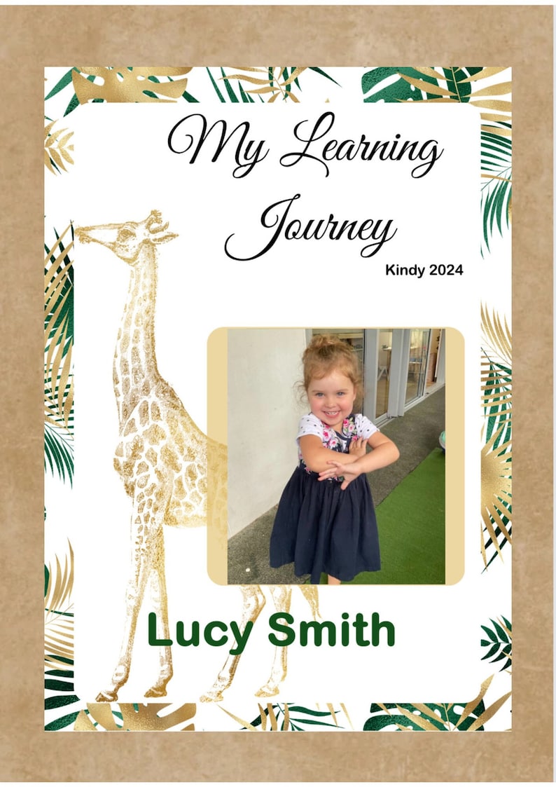 Editable Early Years Classroom Portfolio Kit- My Learning Journey ...