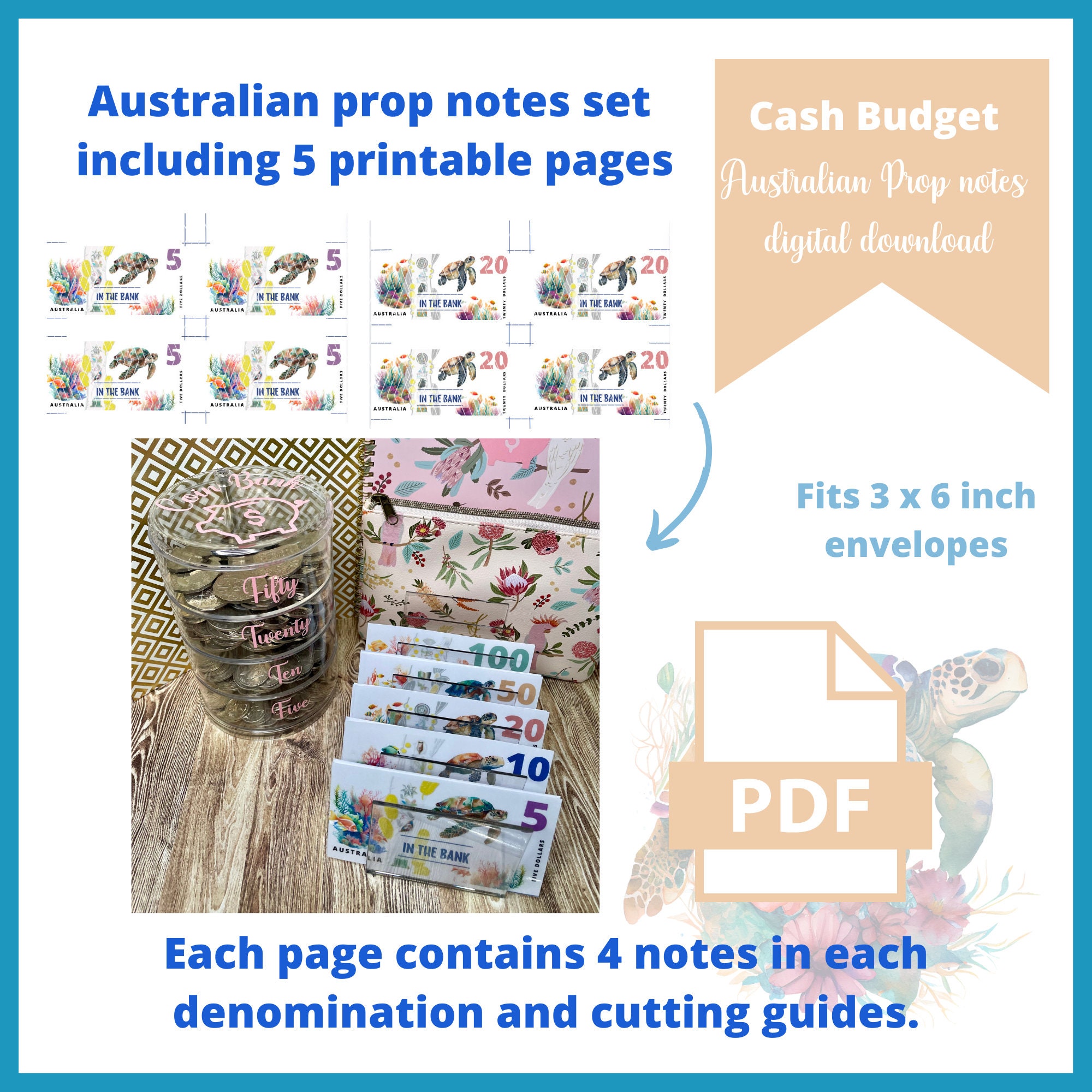 Australian Prop Note, Place Holder Money, Cash Budget - Etsy