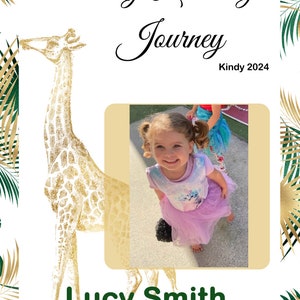 Editable Early Years Classroom Portfolio Kit- My Learning Journey ...