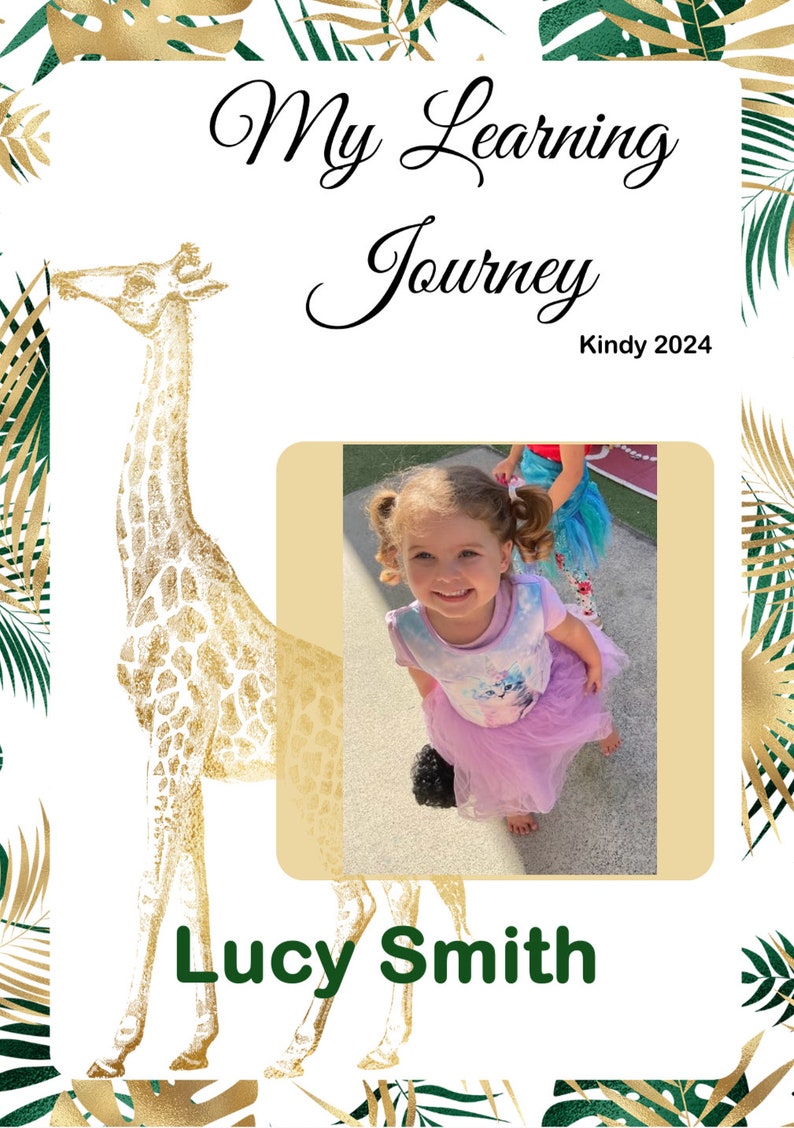 Editable Early Years Classroom Portfolio Kit- My Learning Journey ...