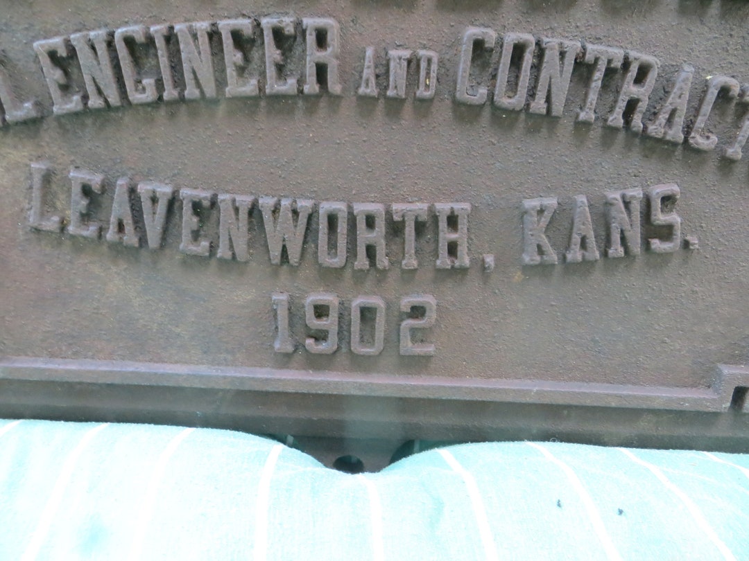 120 Year Old Antique Railroad Bridge Builders Plaque - Etsy