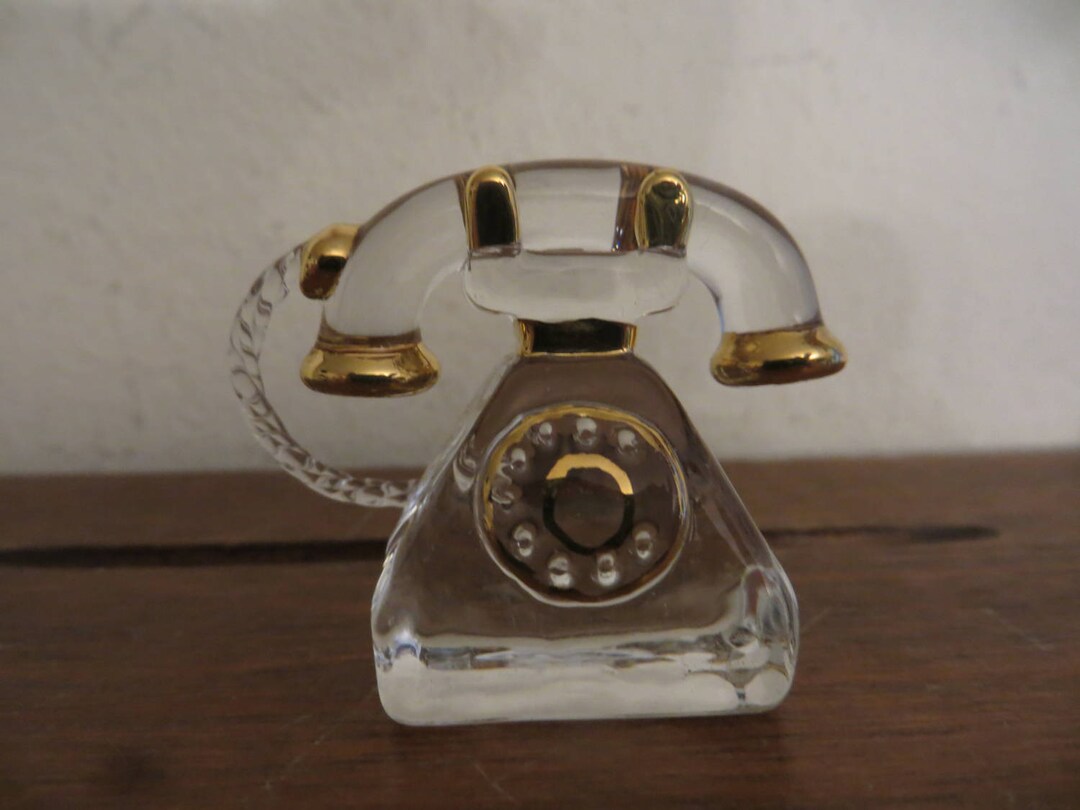 Miniature Crystal Phone in Presentation Box Dollhouse Decor - Etsy