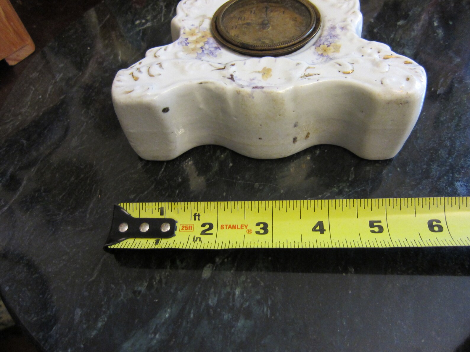 Antique Vintage New Haven Clock With Seconds Dial Porcelain | Etsy