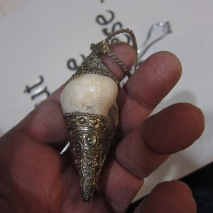 Vintage Shankha Conch Shell, Tibetan Buddhist Ritual Symbol of Water - Etsy