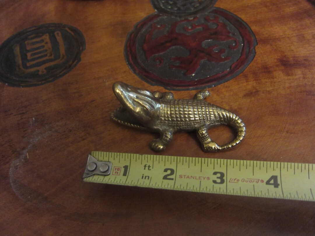 Vintage Alligator Cigar Cigarette Rest Figural Ashtray - Etsy