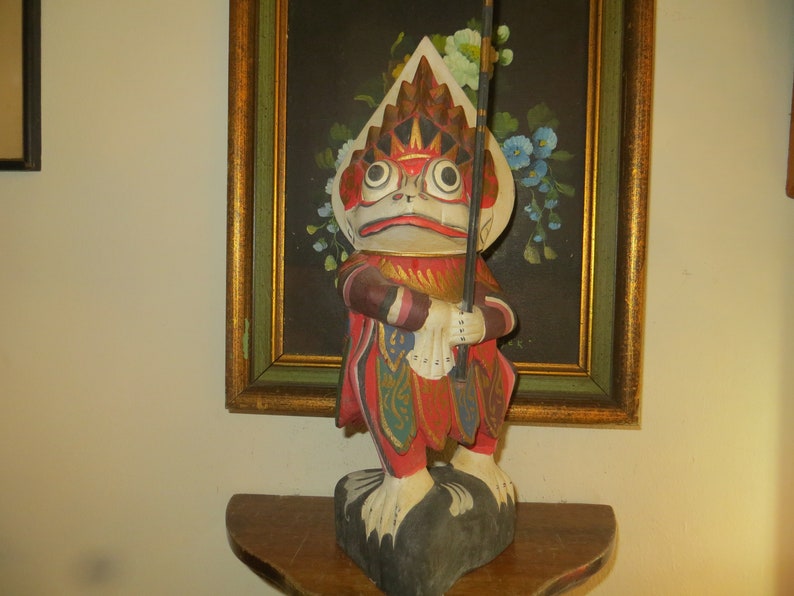 Hand Carved Tribal Warrior Mayan Inca Aztec Balinese Demon | Etsy