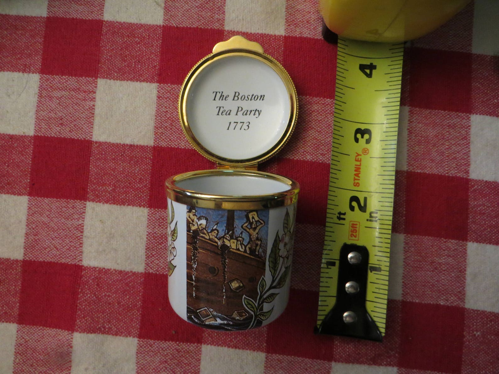 Vintage Alastor Enamel the Boston Tea Partly 1773 Hinged - Etsy