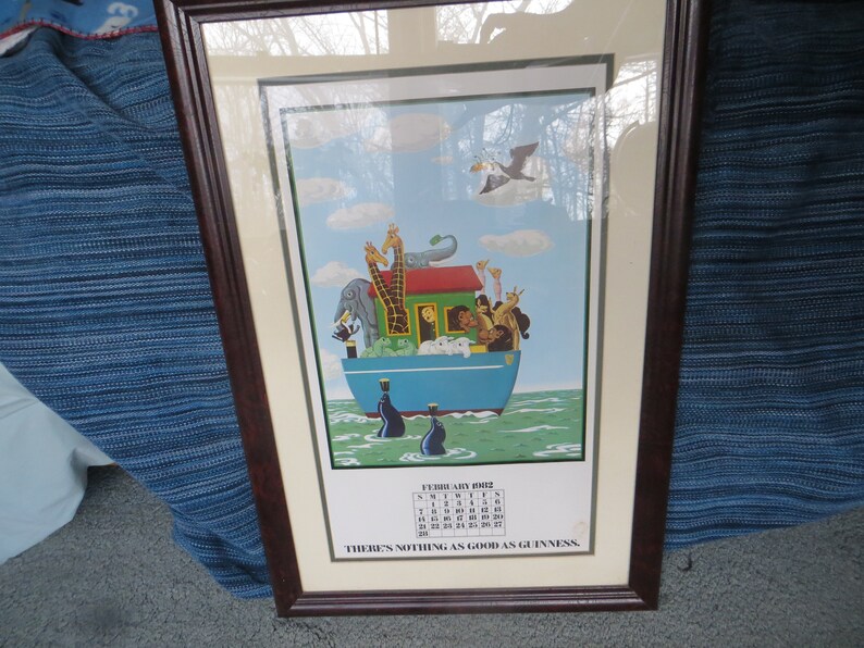 Heineken Beer Sign Print Artwork Calendar Vintage Guinness - Etsy