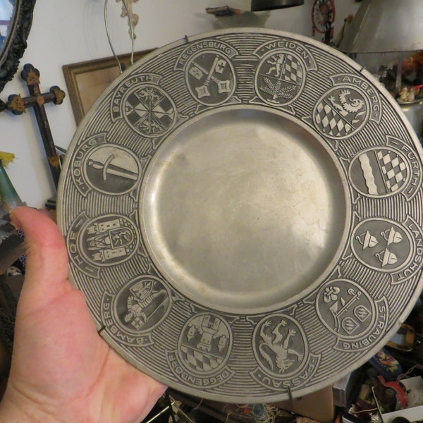 Pewter Plate - Etsy