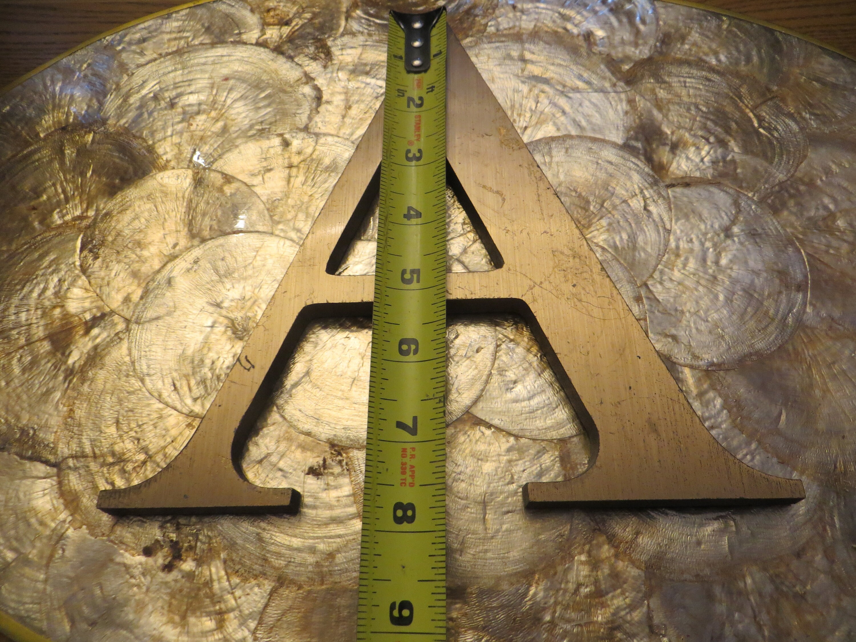 Letter A, Architectural Building Letter. Bronze or Brass Heavy Metal ...