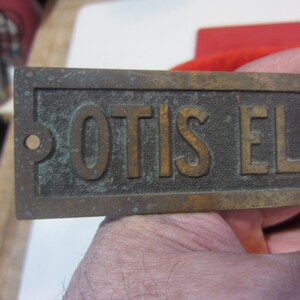 Otis Elevator Company Plaque Sign - Etsy
