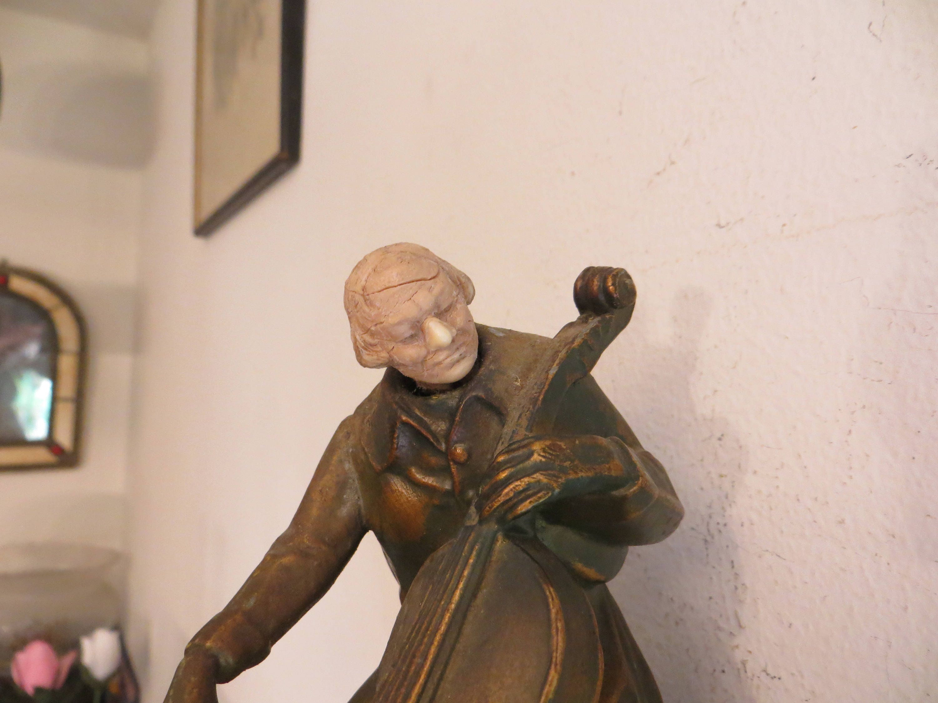 Rare C.1932 JB Hirsch Bronze Lamp Part Cellist J Ruhl - Etsy