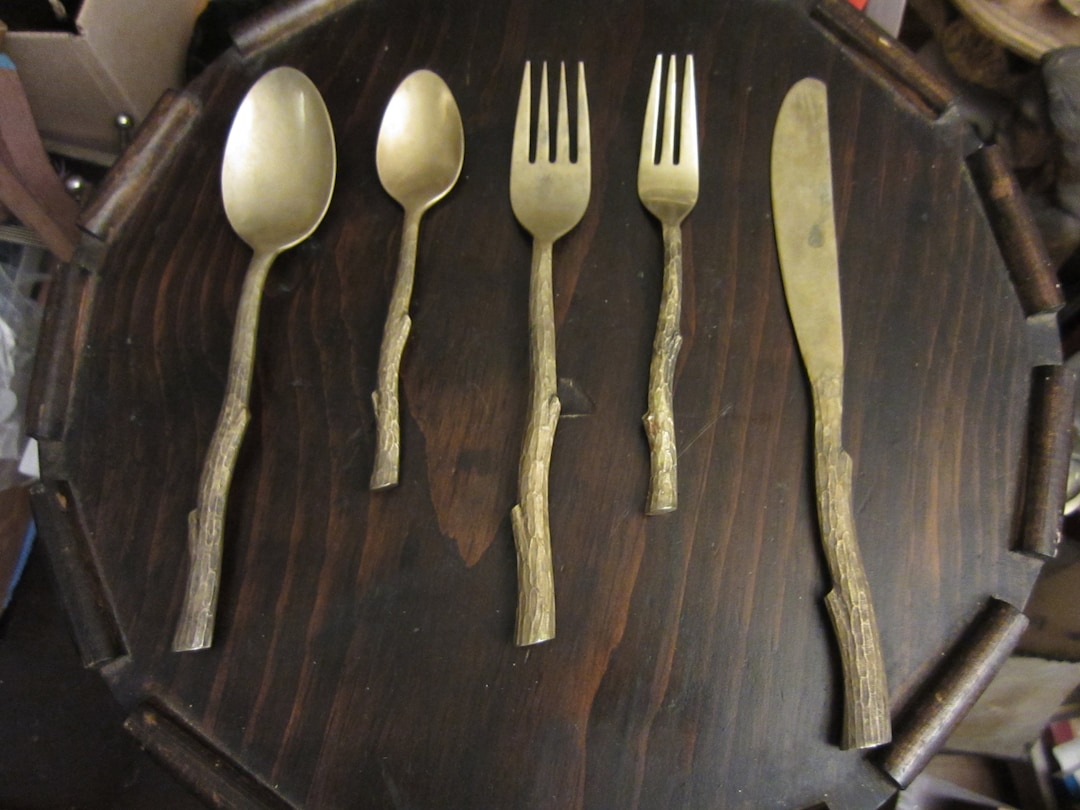 Vance Kitira Adirondack Twig Bronzeware Flatware - Vintage, Pick One ...