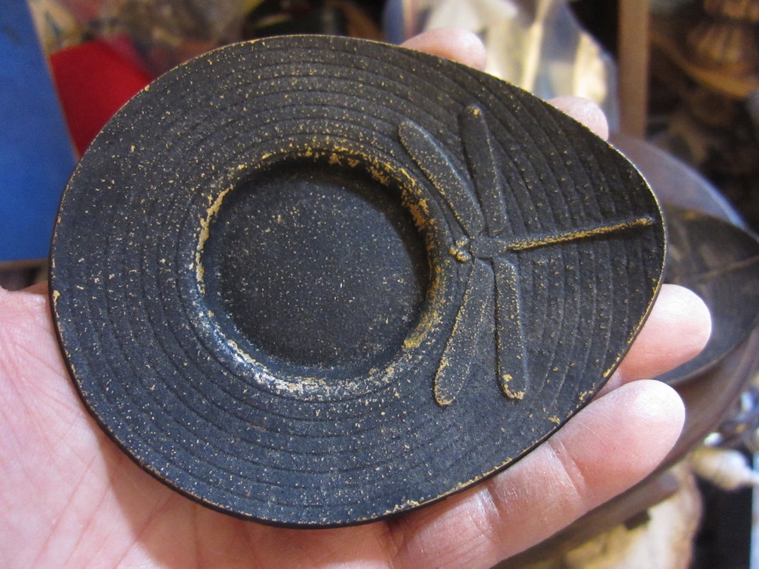 Vintage Cast Iron Japanese Dragonfly Dish, Lot of 5, Please Read ...