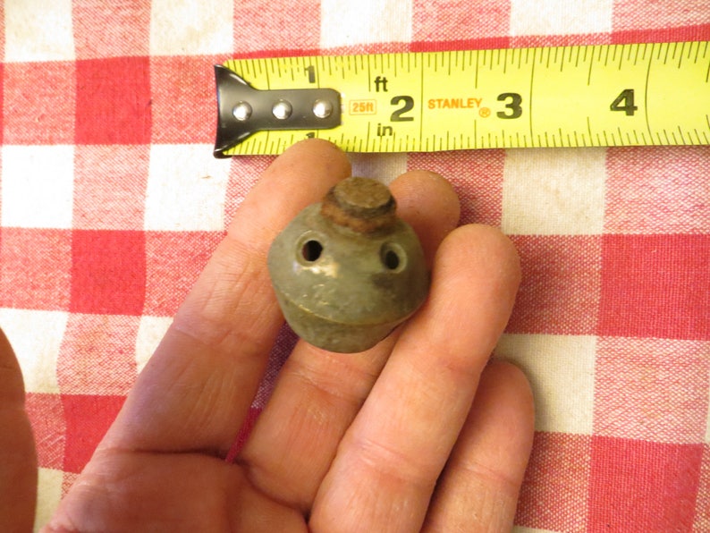 1 Antique Sleigh Bell Number 2 Petal Pattern - Etsy