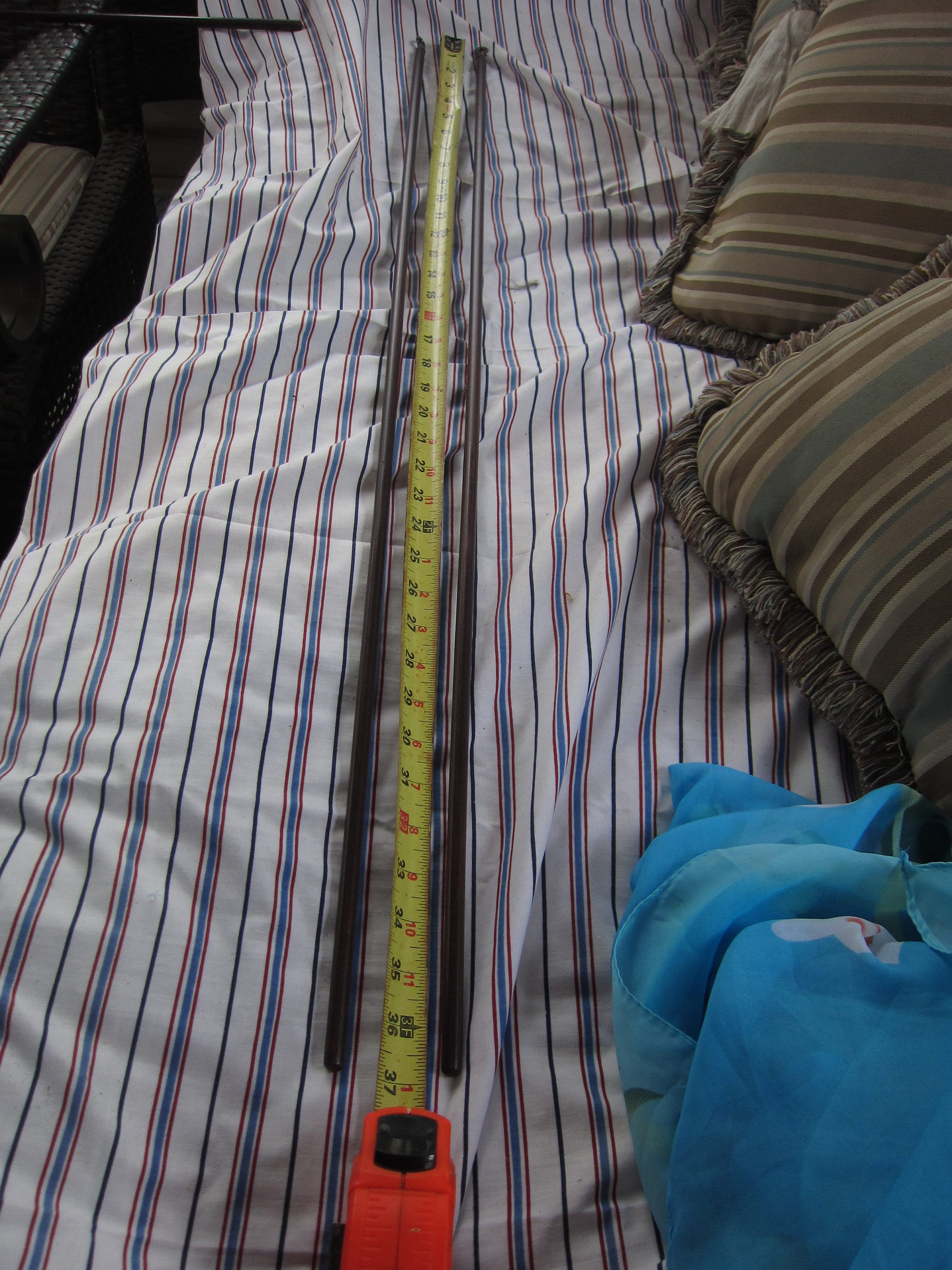 Graber and Bali Metal Shepherd's Hook Wooden Wand for Horizontal Blinds ...