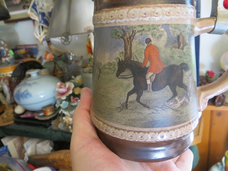 Midcentury Marzi and Remy German Beer Stein With Fox Hunting - Etsy