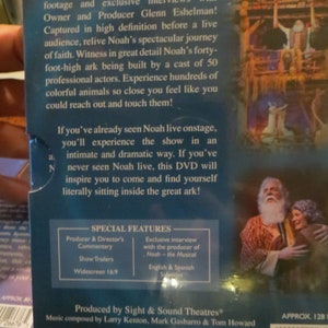 Sight & Sound Theatres: Ruth or Noah or Psalms David - Etsy