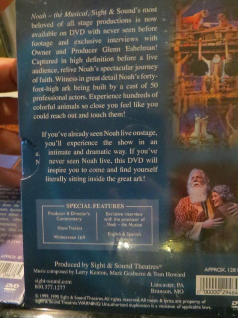 Sight & Sound Theatres: Ruth or Noah or Psalms David | Etsy