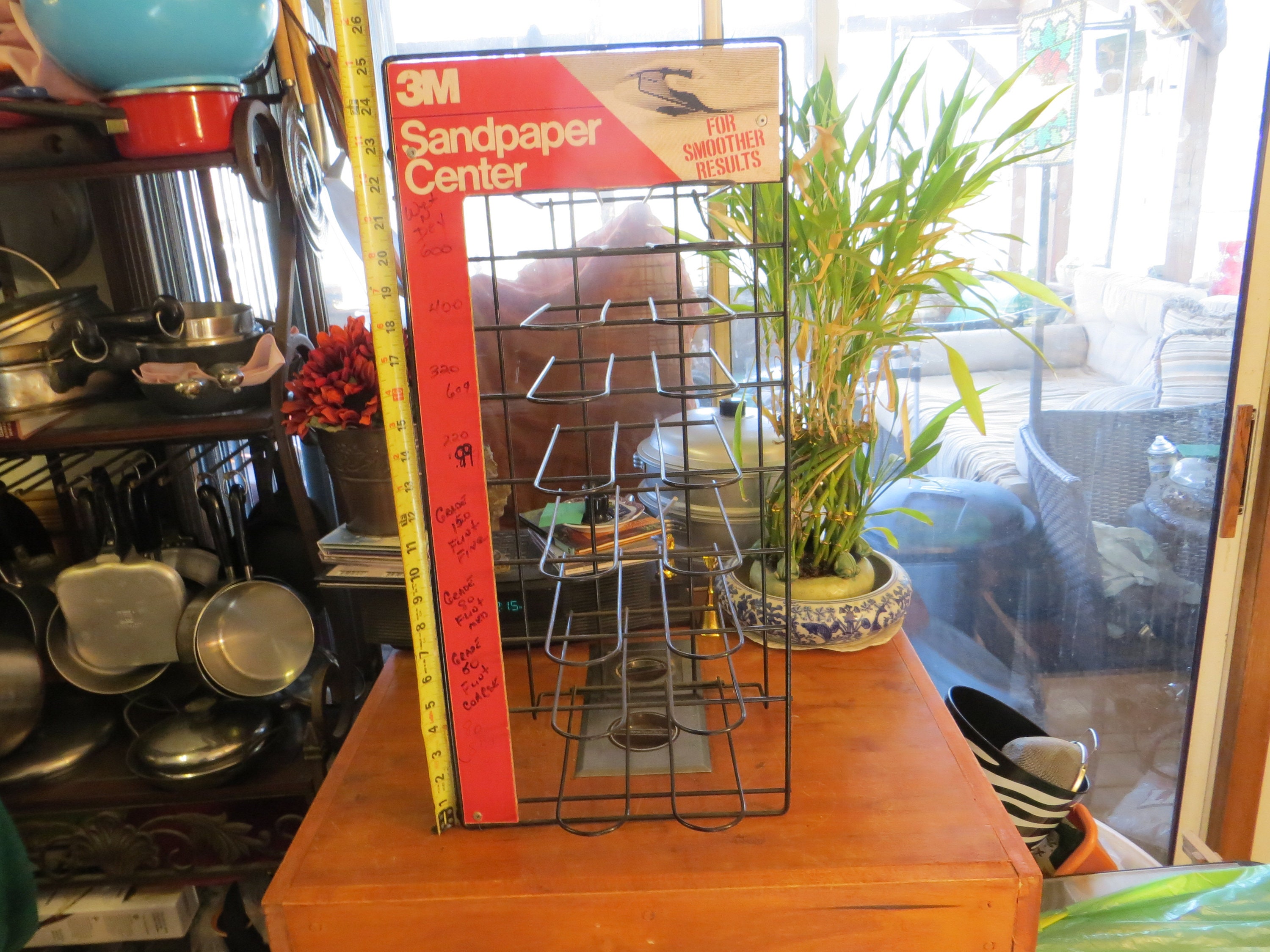 Vintage 3M Sandpaper Center Display Rack - Etsy