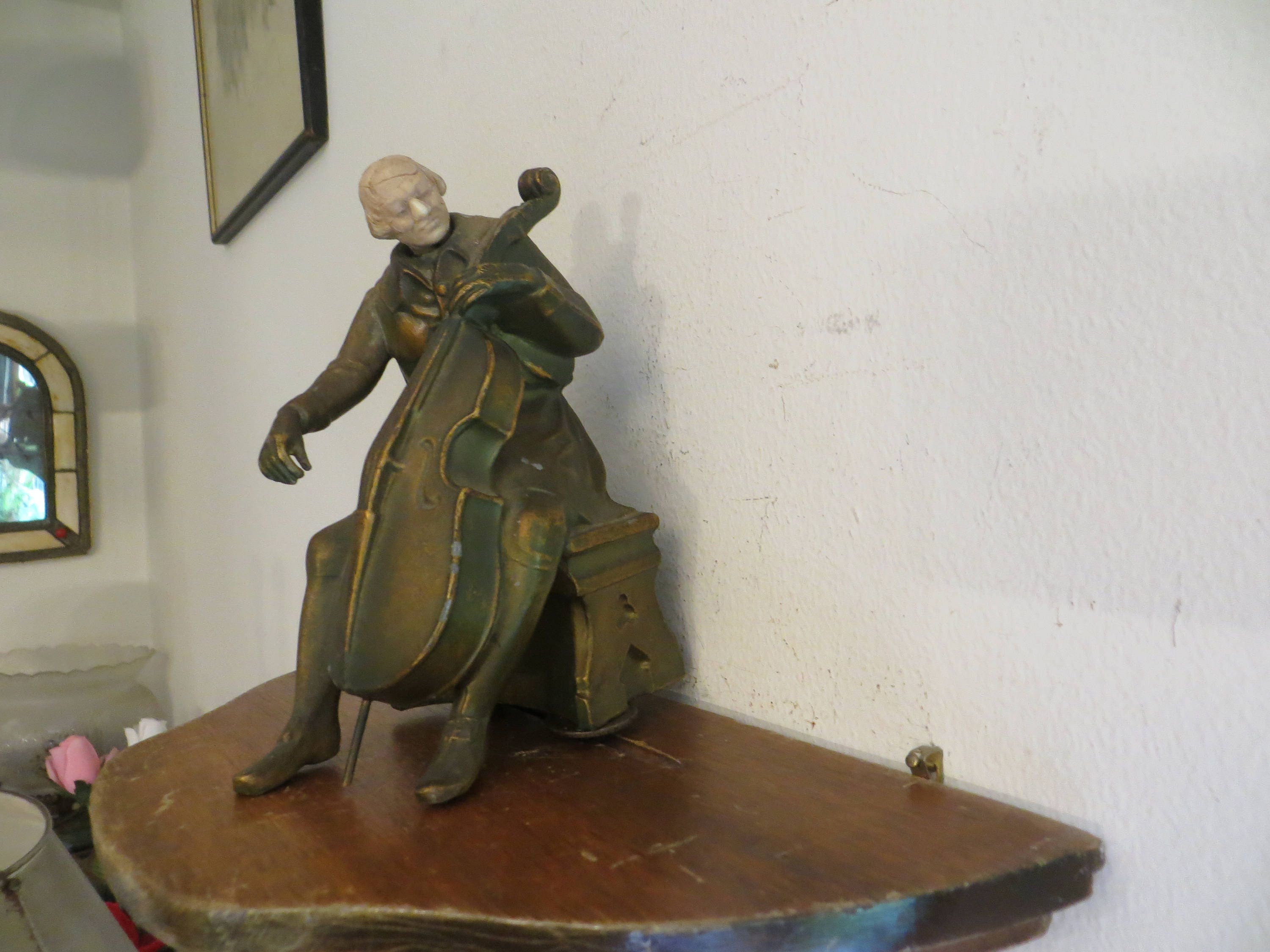 Rare C.1932 JB Hirsch Bronze Lamp Part Cellist J Ruhl - Etsy