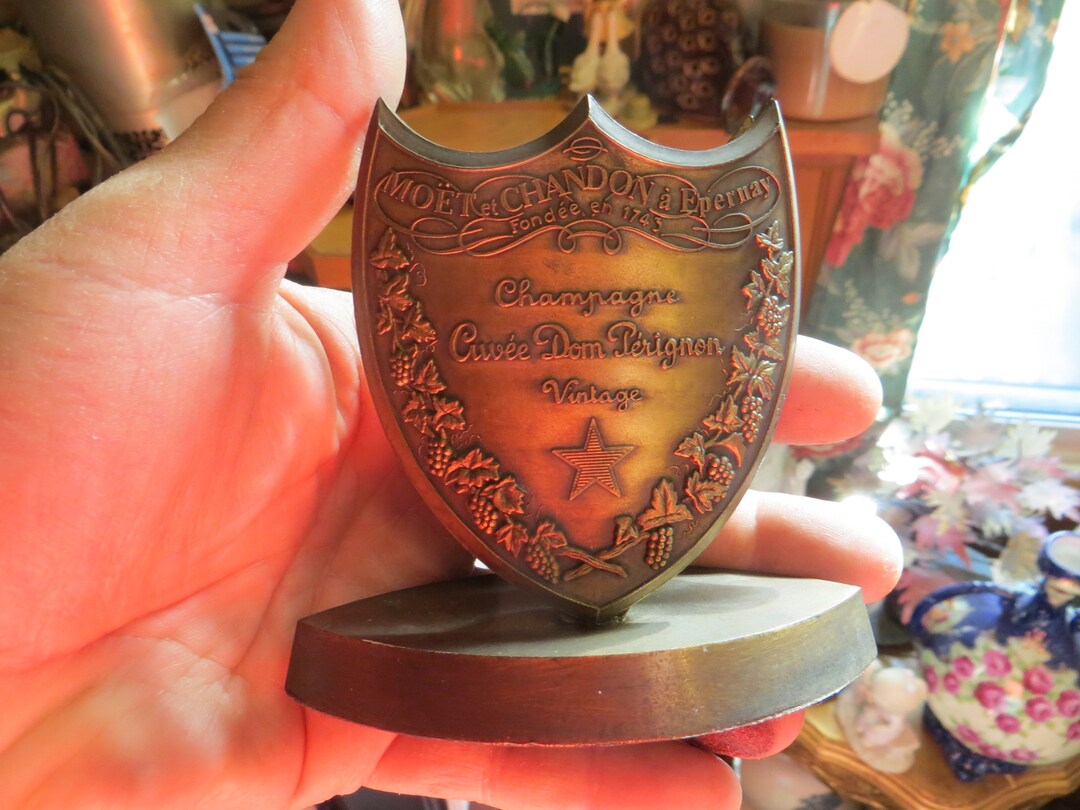 Dom Perignon Menu Holder, Vintage Stoppers, Please Read Description - Etsy