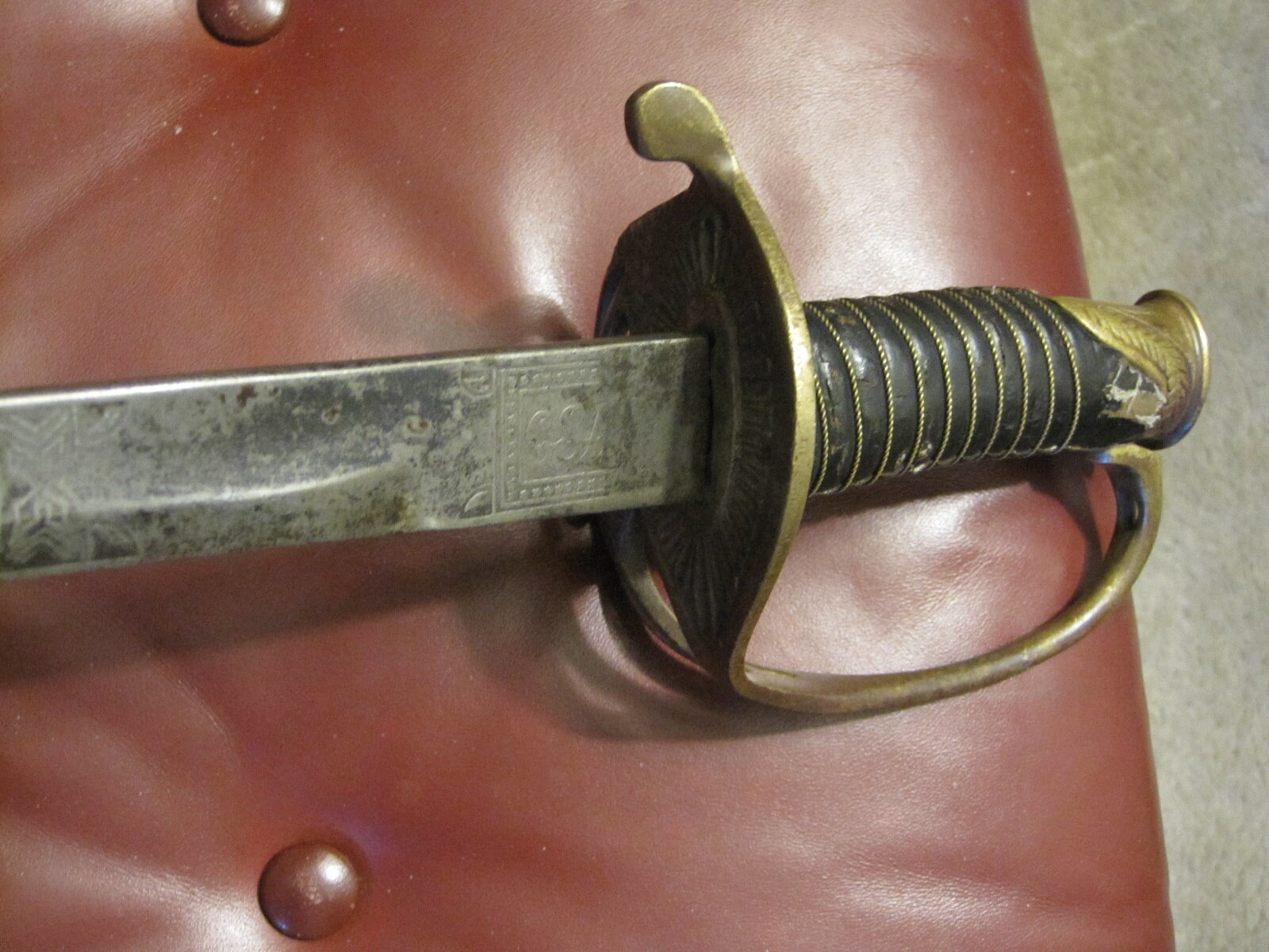 Confederate States Reenactment War Era CS Cavalry Sword W/ - Etsy